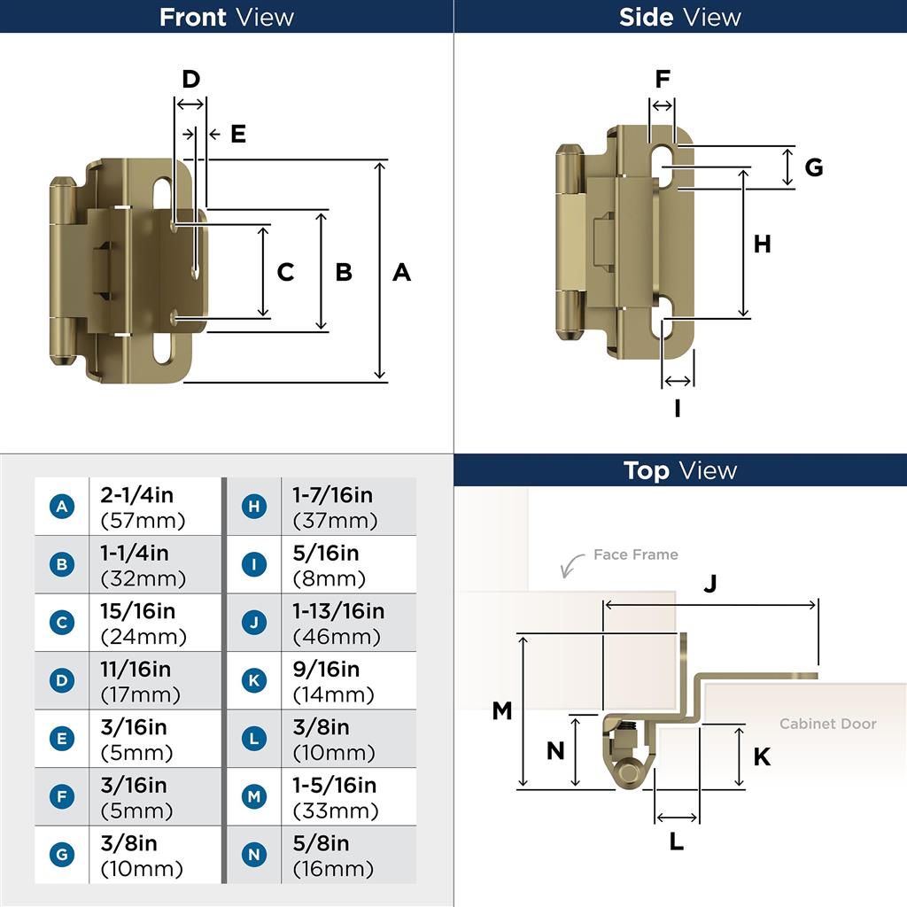 Inset Cabinet Hinge Sizes | Cabinets Matttroy