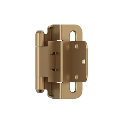3/8 inch (10mm) Inset Self Closing Partial Wrap Cabinet Hinge | Amerock