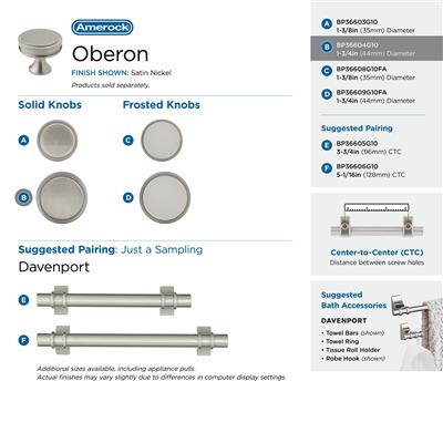 Oberon Cabinet Knob | Amerock